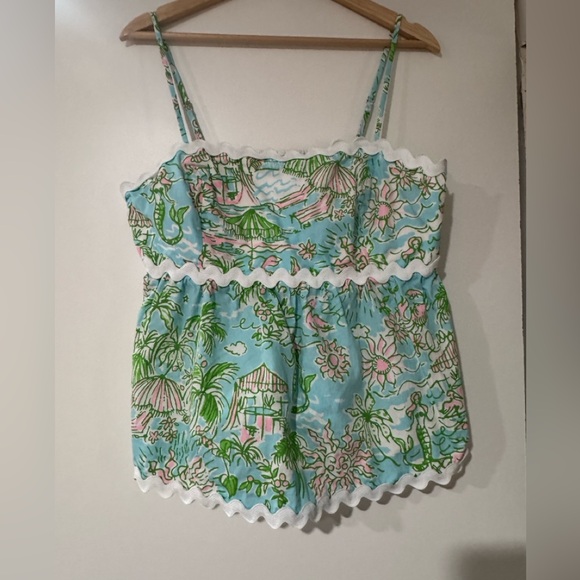 Lilly Pulitzer | Tops | Lilly Pulitzer Jaydis Top In The Fresh Water ...